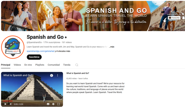 Diez canales de Youtube para aprender y practicar español - Spanish ...